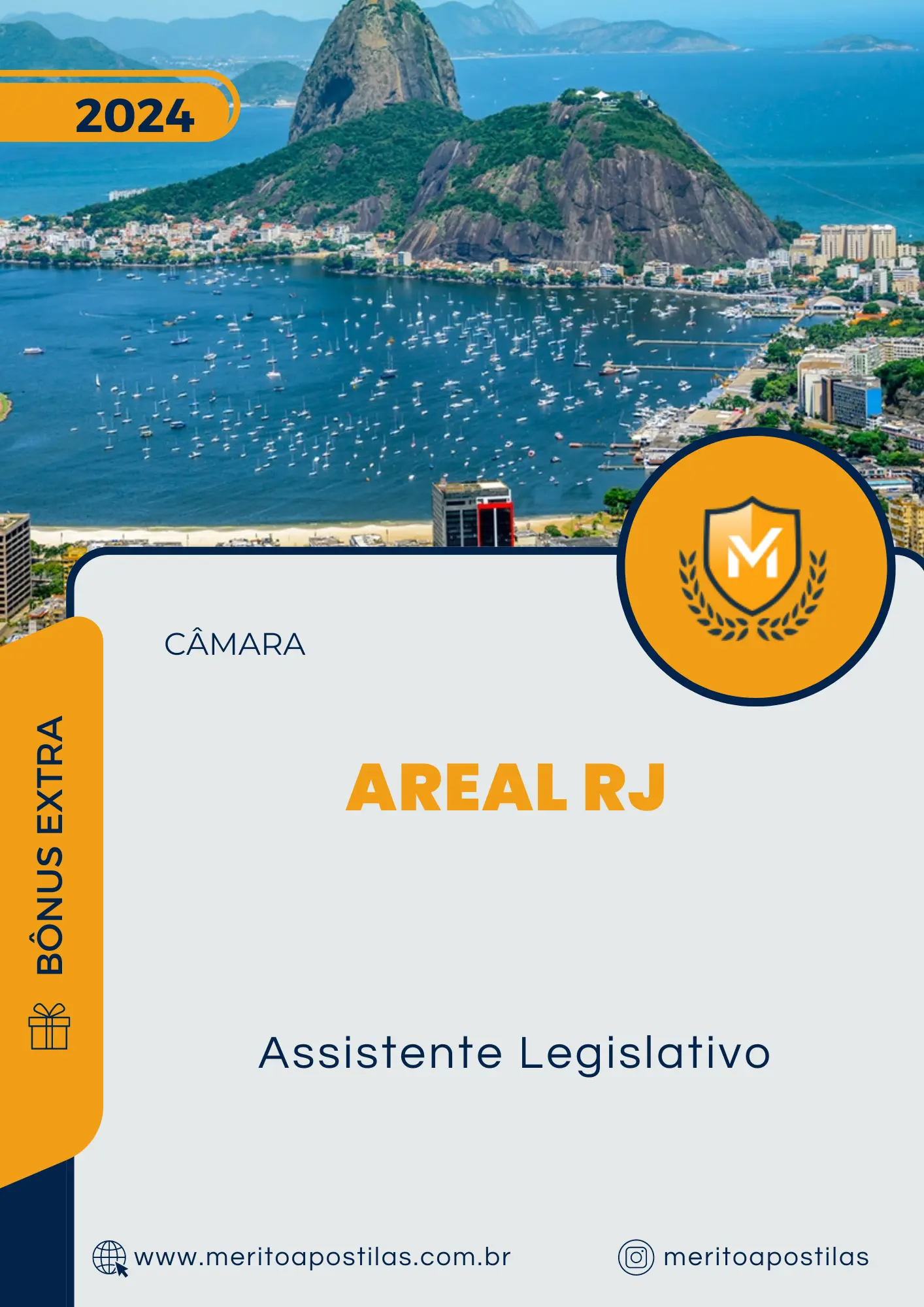Apostila Agente Legislativo Câmara de Areal RJ 2024 - Mérito Apostilas ...